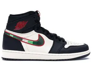 JORDAN Jordan 1 Retro High Sports Illustrated Black/varsity Red/sail