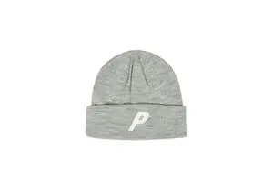 PALACE P Beanie - Light Grey Marl