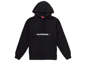 Supreme Zip Pouch Hooded Sweatshirt - Black