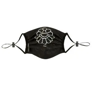 TAKASHI MURAKAMI Kaikai Kiki Flower Face Mask - Black/white