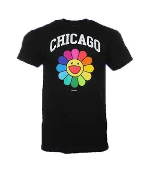 TAKASHI MURAKAMI Complexcon Chi Flower Tee Shirt - Black