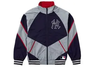 Supreme X New York Yankees Track Jacket - Navy Blue