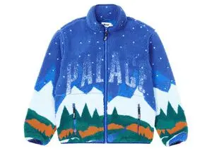 PALACE Peak Funnel Fleece - Blue