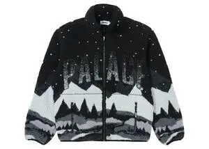 PALACE Peak Funnel Fleece - Black
