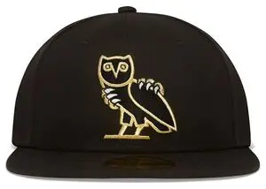 OVO X Nba Raptors New Era 59fifty Fitted Hat - Black