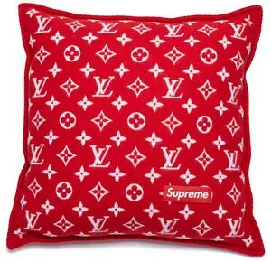 Supreme X Louis Vuitton Monogram Pillow - Red