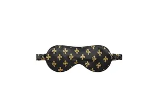 OVO Monogram Silk Sleep Mask - Black