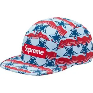 Supreme You're Dead Camp Cap - Dark Red