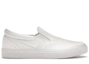 Nike Sb Charge Slip-on Sneakers - White/black