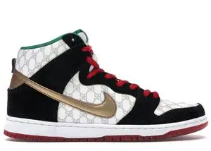 Nike Dunk High - White/metallic Goldone-colorblack