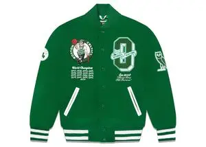 OVO X Nba Celtics Varsity Jacket