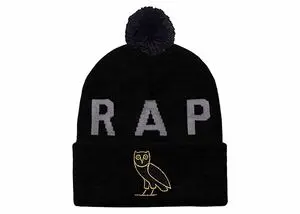 OVO X Mitchell & Ness Raptors Beanie - Black