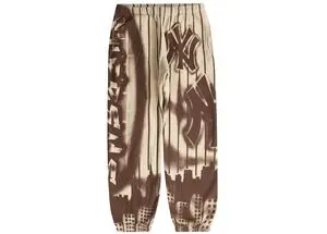 Supreme X New York Yankees Airbrush Sweatpant - Clay