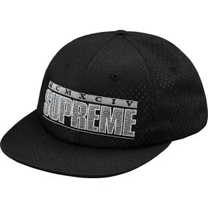Supreme Zig Zag 6-panel Cap - Black