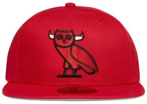 OVO X Nba Bulls New Era 59fifty Fitted Hat - Red