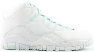 JORDAN Jordan 10 Retro Sneakers White/ice Greenone-colorvarsity Red