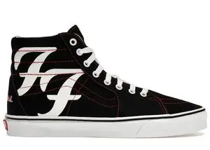 VANS Vans Sk8-Hi Foo Fighters 25th Anniversary Sneakers Black/white/red