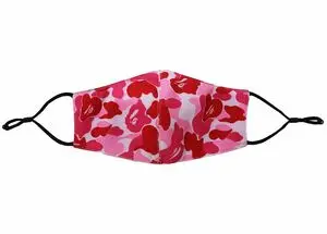 A BATHING APE Abc Camo Mask - Pink
