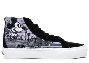VANS Disney X Mr. Cartoon Sk8-hi Sneakers - Black