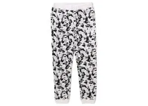 A BATHING APE Abc Camo Crystal Stone Sweat Pants - Gray