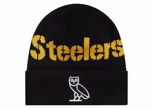 OVO X Nfl Pittsburgh Steelers Beanie - Black