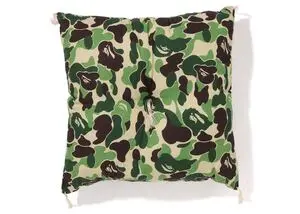 A BATHING APE Abc Camo Japanese Cushion - Green