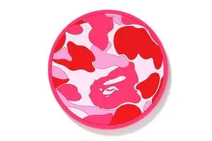 A BATHING APE Abc Camo Rubber Coaster - Pink