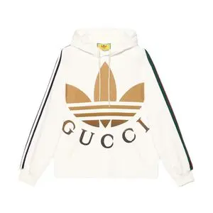 Gucci X Adidas Hooded Sweatshirt - Ivory