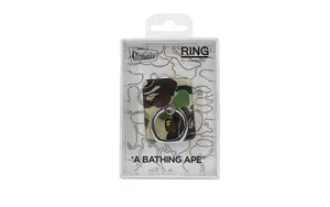 A BATHING APE Abc Camo Phone Ring - Green