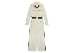 Gucci X Adidas Gg Jumpsuit - White