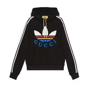 Gucci X Adidas Cotton Sweatshirt - Black
