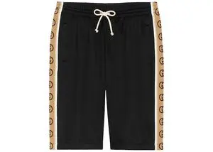 Gucci Technical Jersey Shorts - Black