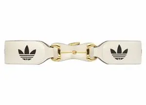 Gucci Leather Horsebit Belt - White