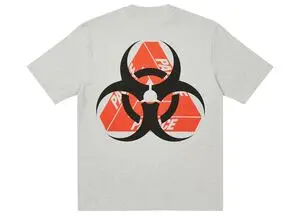 PALACE Bio Hazard T-shirt - Grey Marl