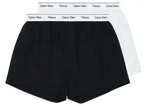 PALACE Ck1 Woven Boxers - Classic White/black