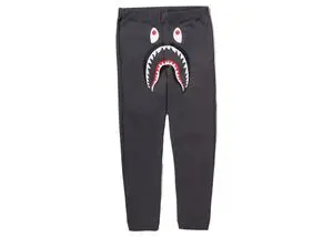 A BATHING APE Abc Camo Shark Sweat Pants - Charcoal