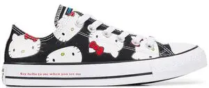 CONVERSE Chuck Taylor All Star Ox Hello Kitty Sneakers - Black/prism Pink/white