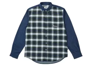 PALACE Check Panel Chambray Shirt