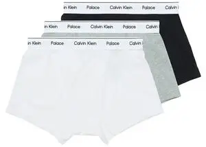 PALACE Ck1 Trunks - White/light Grey Heather
