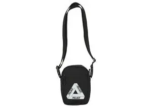 PALACE Cordura Double Diamond Shot Bag - Black | Editorialist