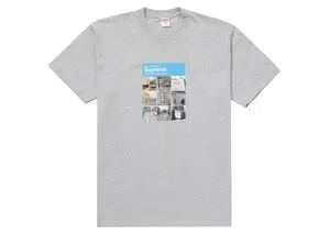 Supreme Verify Tee Shirt - Heather Grey