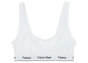 PALACE Ck1 Unlined Bralette - Classic White