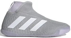 Adidas Stycon Laceless Hard Court Sneakers - Grey Two/cloud White/purple Tint