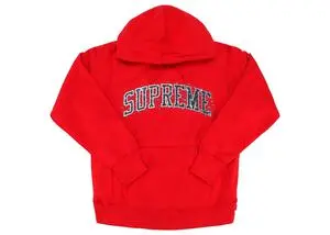 Supreme Water Arc Hooded Sweatshirt - Red