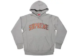 Supreme Water Arc Hooded Sweatshirt - Heather Grey