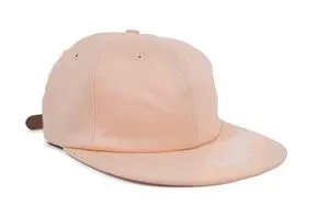 Supreme Visor Label 6-panel Cap - Light Peach