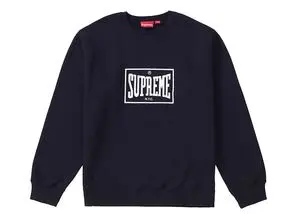 Supreme Warm Up Crewneck Sweatshirt - Black