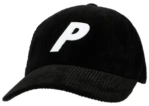 PALACE Corduroy 6-panel Cap - Black