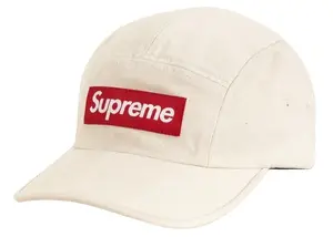 Supreme Washed Chino Twill Camp Cap Natural