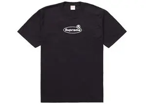 Supreme Warning Tee Shirt - Black